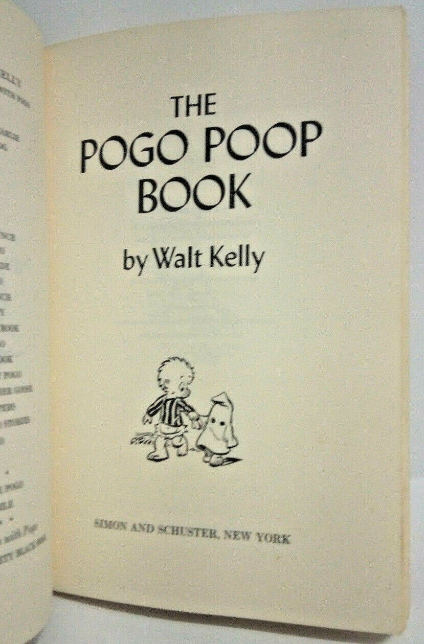 POGO Poop Book-1966-pbk-1st Edition/1st printing-Walt Kelly-Jack Acid ...