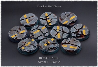 32mm Road Bases 40k AOS Kill Team DnD Handmade Resin Unpainted | eBay UK