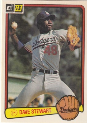 FREE SHIPPING-MINT-1983 Donruss Dave Stewart #588 DODGERS PLUS BONUS ...