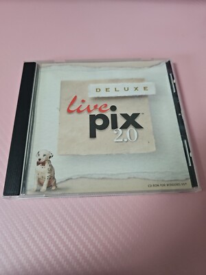 Deluxe LivePix 2.0 PC CD-ROM Windows 95 Photo Editor 1997 The LivePix ...