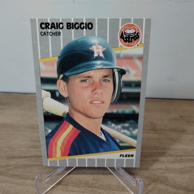 1989 Fleer Craig Biggio Baseball Card #353 Astros ROOKIE | eBay