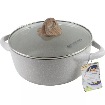 Masterclass Premium Cookware Collection 9.5" Casserole Pan Pot 4.3 qt ...