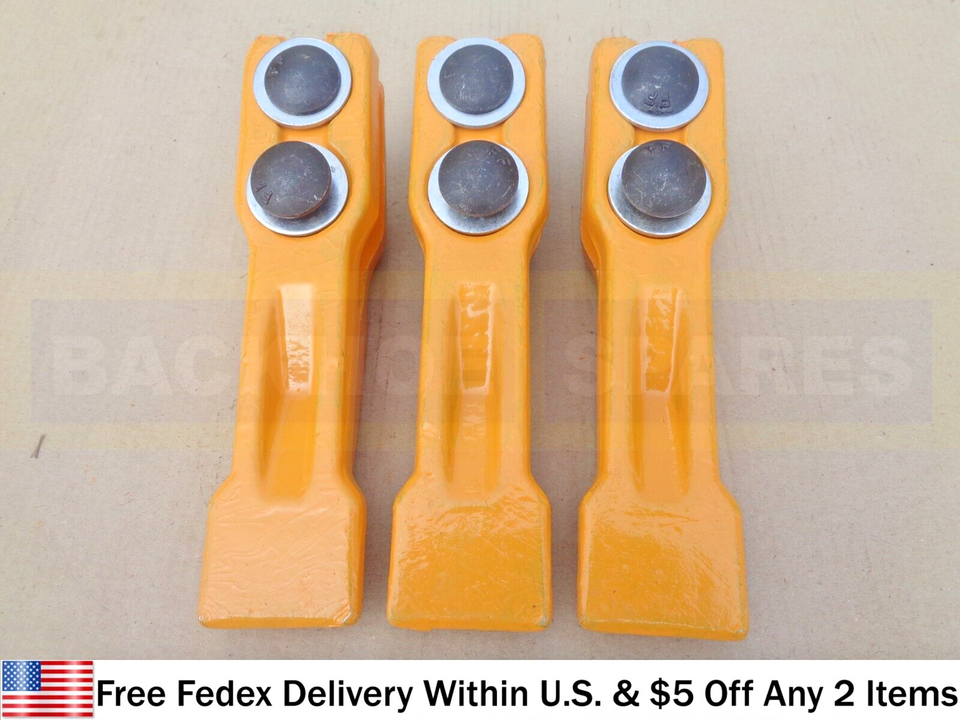 3 PC. TOOTH POINT WITH WASHER/ NUT BOLT FOR CASE (47792971 BU3460021 ...