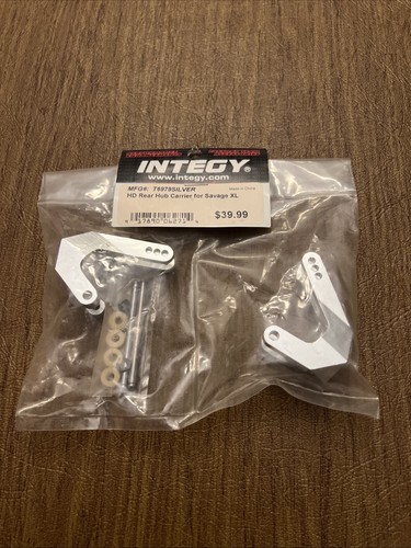 INTEGY RC MODEL T6979SILVER HD REAR HUB CARRIERS FOR SAVAGE XL, FLUX ...