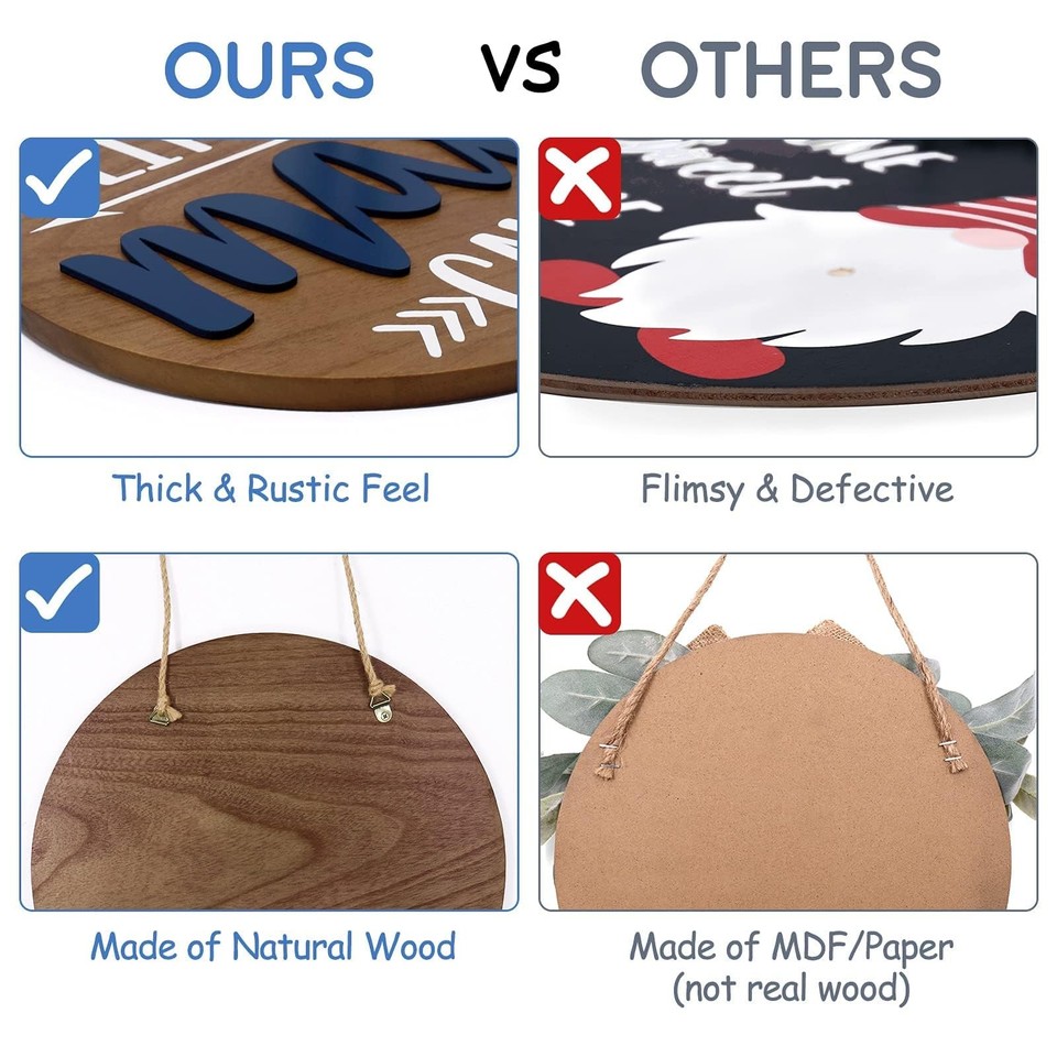 Little Man Cave Wooden Round Door Sign for Little Boy Nursery Room Wall ...