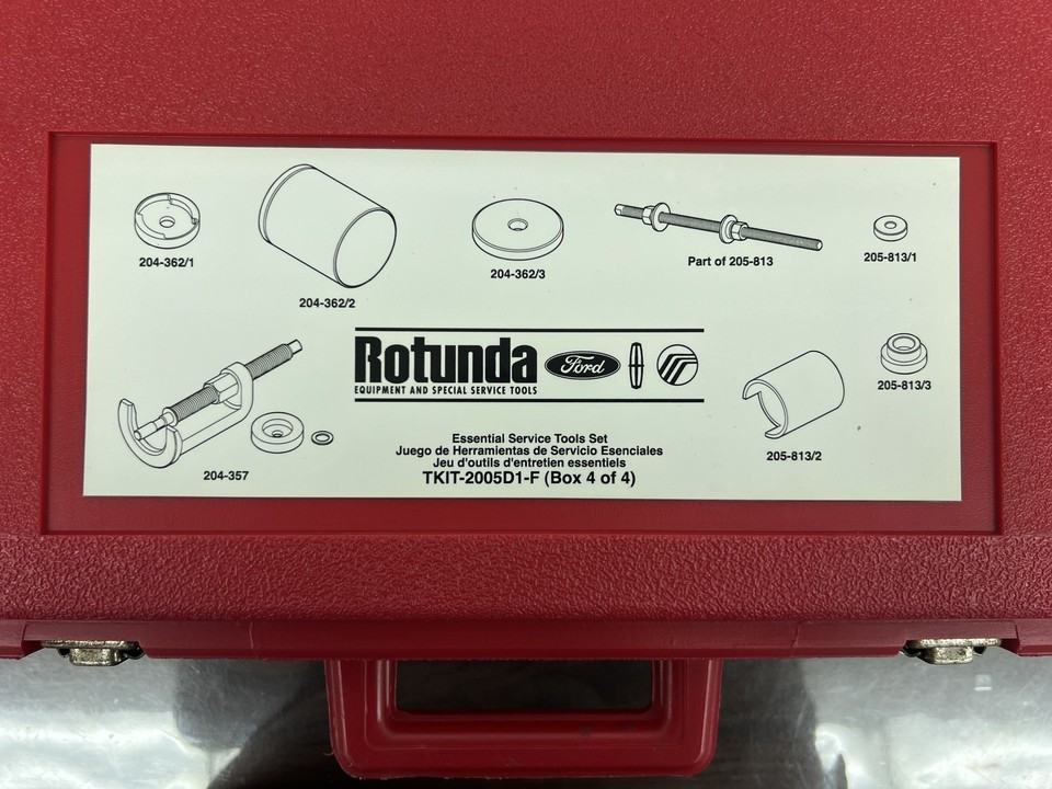 Ford Rotunda TKIT-2005D1-F Service Tools 307-528 307-524 307-548 205 ...