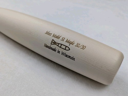 Professional Custom Built Torpedo Bat 32" Maple Wood BBCOR -2 GAME ...