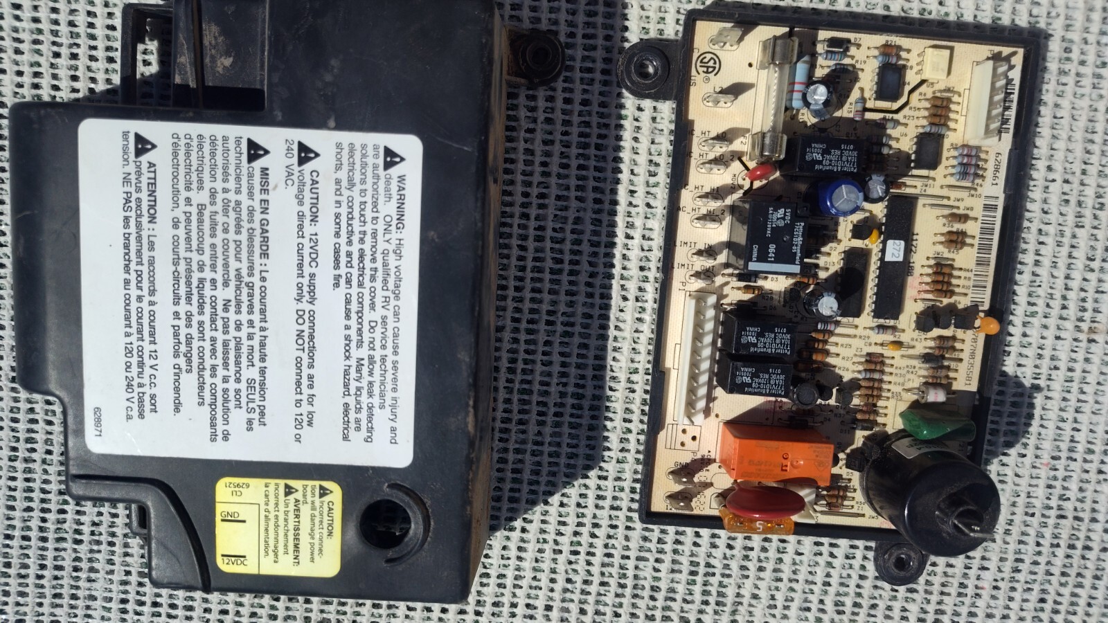 Norcold 1210 RV Refrigerator Control Board Part #628661 with Cover Part ...