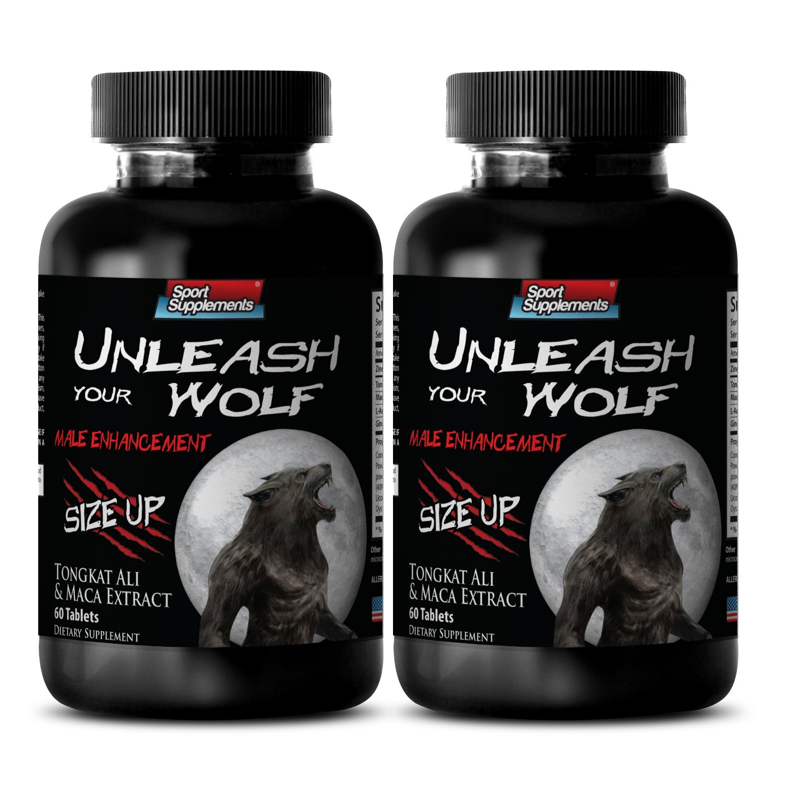 Testosterone Powder - Unleash Your Wolf 2170mg - Male Stamina Capsules ...