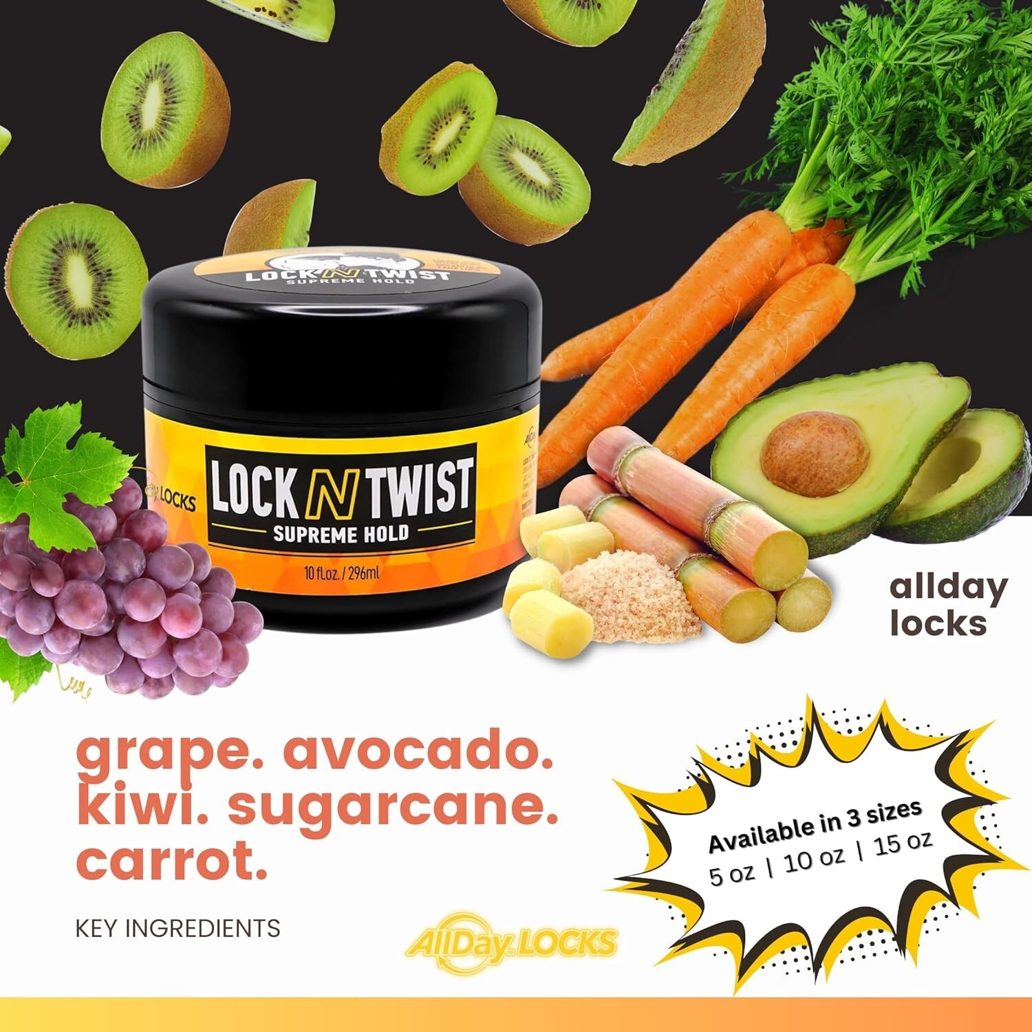 All Day Lock N Twist Supreme Hold Braiding Gel 10oz | eBay