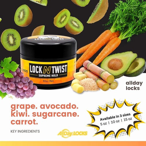 All Day Lock N Twist Supreme Hold Braiding Gel 10oz | eBay