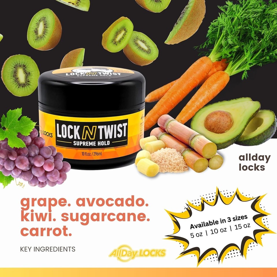 All Day Lock N Twist Supreme Hold Braiding Gel 10oz | eBay