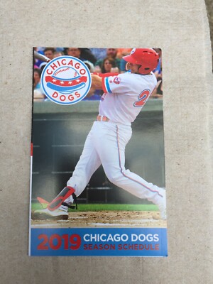 (3) 2019 CHICAGO DOGS INDEPENDENT BASEBALL SEASON SCHEDULES | eBay