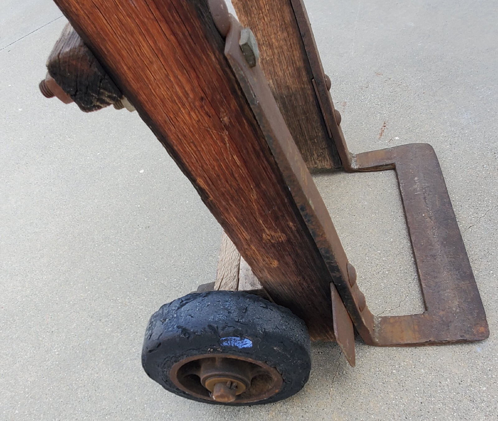 Hamilton Hand Truck Dolly Antique Vintage, Wood and Metal | eBay