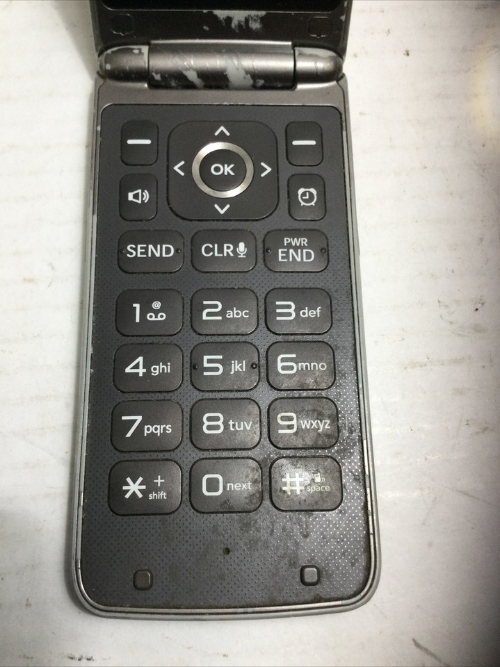 LG Exalt 2 II VN370 - Gray ( Verizon ) Rare Cellular Flip Phone Powered ...