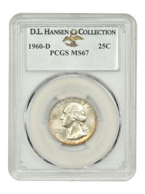 1960-D 25C PCGS MS67 ex: D.L. Hansen - Washington Quarter | eBay