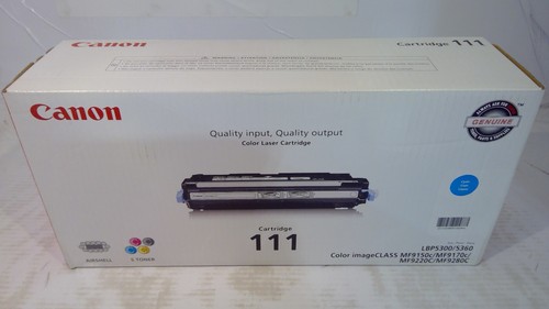 Genuine Canon 111 LBP5300/MF9280c Cyan Toner Cartridge 1659B001 ...