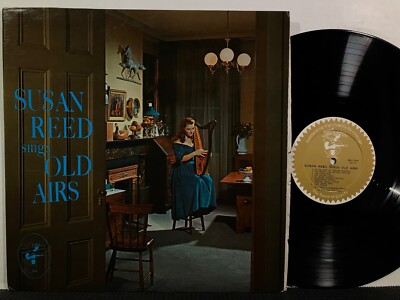 SUSAN REED Sings Old Airs LP ELEKTRA EKL-126 MONO 1957 Folk Irish Harp ...