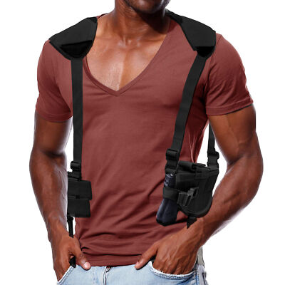 Tactical Underarm Shoulder Gun Pistol Holster Adjustable Concealed ...