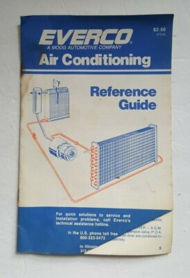 Everco Air Conditioning Reference Guide 1988 | eBay