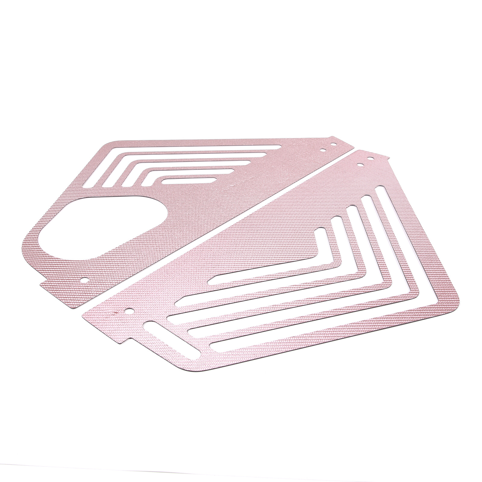 Pink Carbon Fiber Engine Compartment Side Protection Trim For Corvette ...
