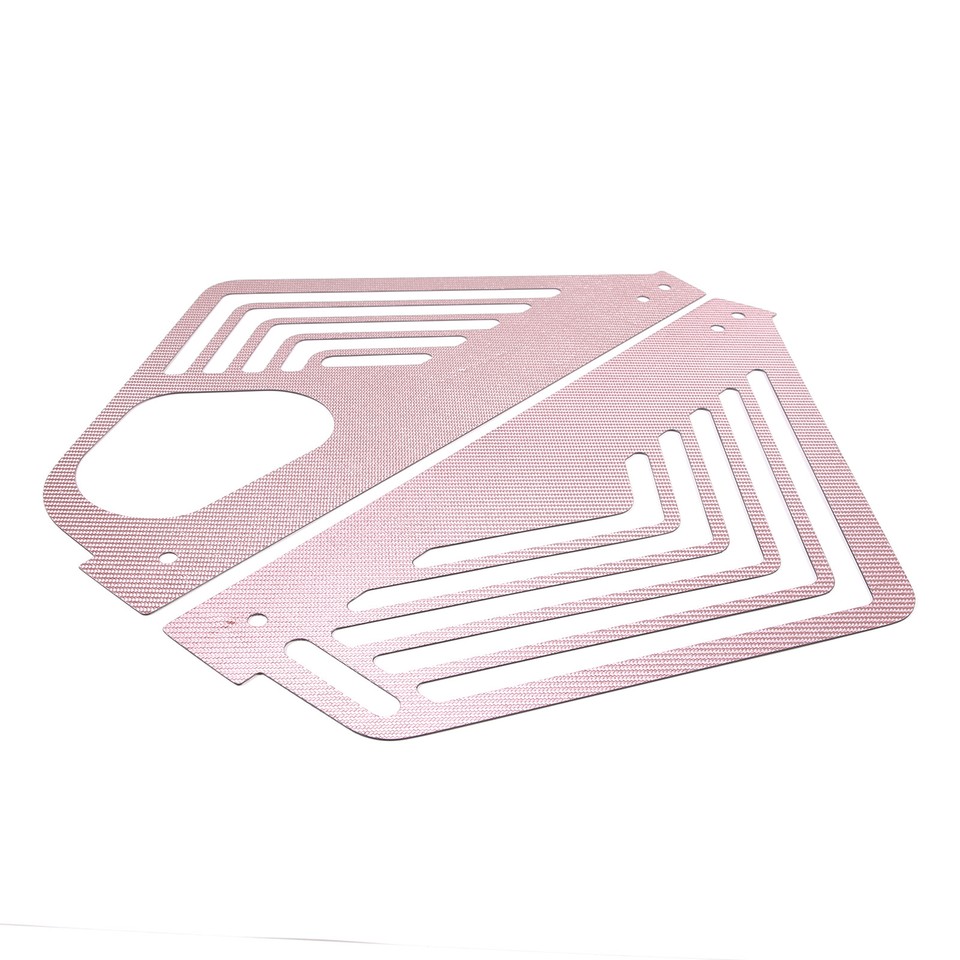 Pink Carbon Fiber Engine Compartment Side Protection Trim For Corvette ...
