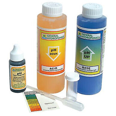 General Hydroponics pH Control Test Kit - GH 8 oz Up Down Adjustment ...