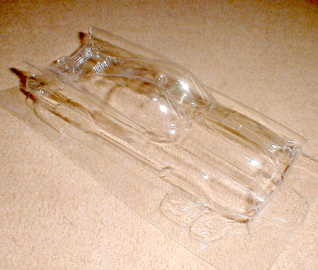 BZ Batmobile Clear Body by Lancer .015" Clear Lexan Original Vintage 1/ ...