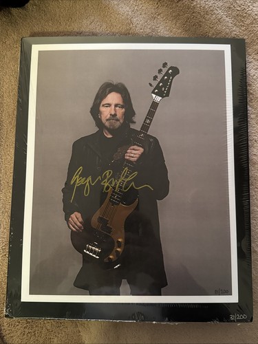 Geezer Butler SIGNED Photo Goldmine Mag SEALED Black Sabbath 31/200 ...