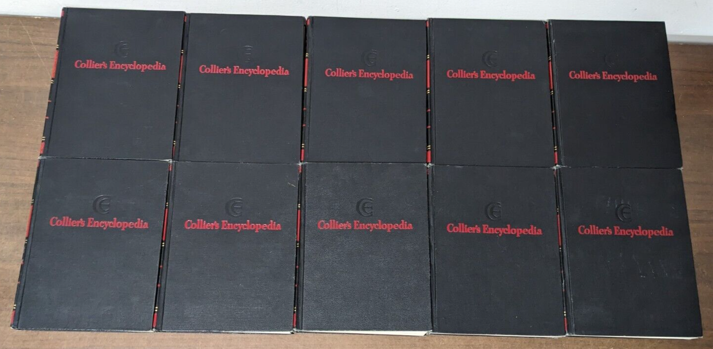 Collier's Encyclopedia Set 1956 #1-20 Vintage Hardcover | eBay
