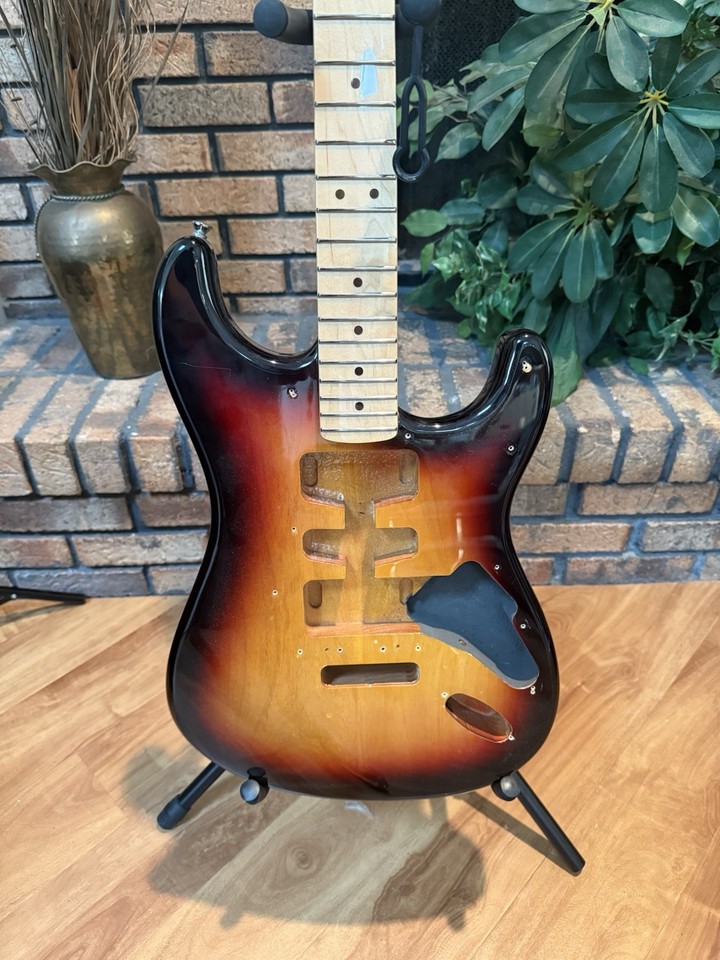 Guitar Strat body and Neck Partscaster With Fender tuners | eBay