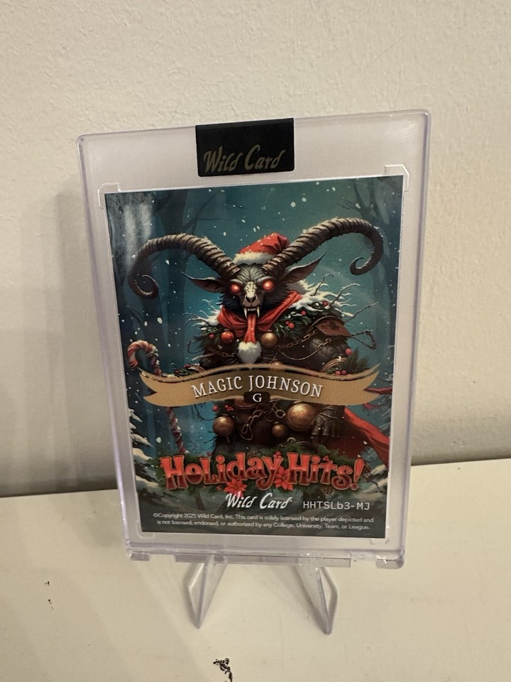 Wild Card Holiday Hits Magic Johnson Christmas Hit Basketball 2025 1/1 ...