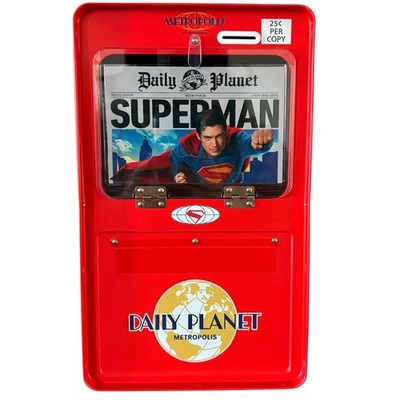 AMC Superman Daily Planet Newspaper Box Popcorn Bucket New Unused In ...