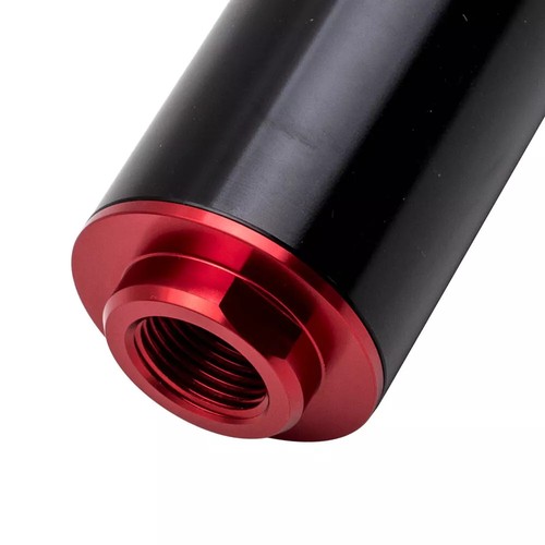 50mm 100 Micron Cleanble Inline Fuel Filter High Flow Turbo 6AN 8AN ...