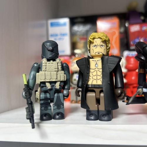 Set of 3 Metal Gear Solid Figure Medicom Toy Kubrick Liquid Solid Snake ...