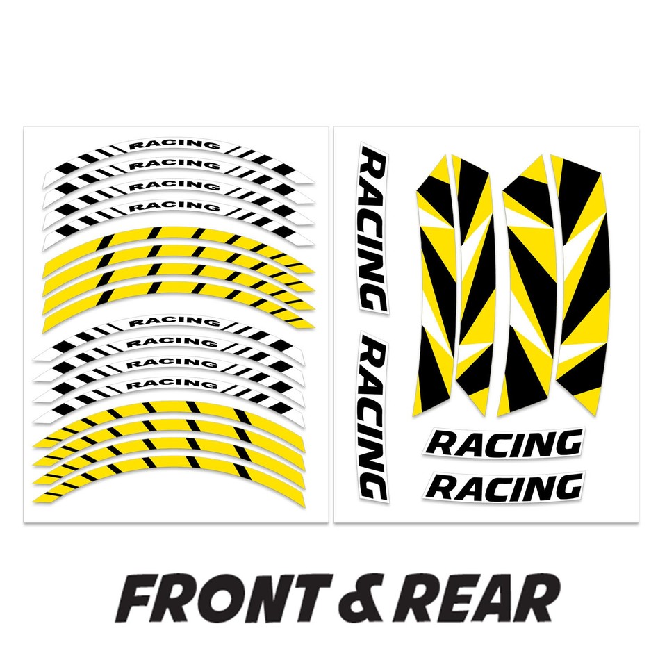 DIMA 17'' Rim Wheel Stickers Decal Graphic For Kawasaki Z800 13-18 17 ...