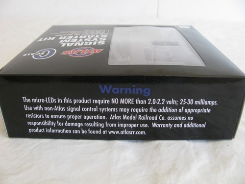 Atlas O Scale Signal System Starter Set w/ Type G Signal #70000141 Read ...