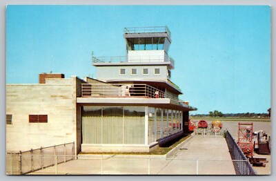 Postcard Baer Field Airport Named After Lt Paul Baer Fort Wayne IN VTG ...
