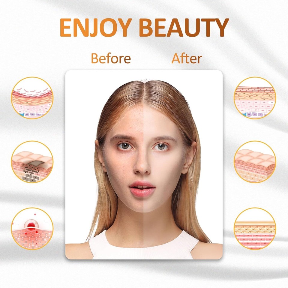 Red Light Therapy Mask with Eye Mask- 7 Colors Beauty LED Face Mask | eBay