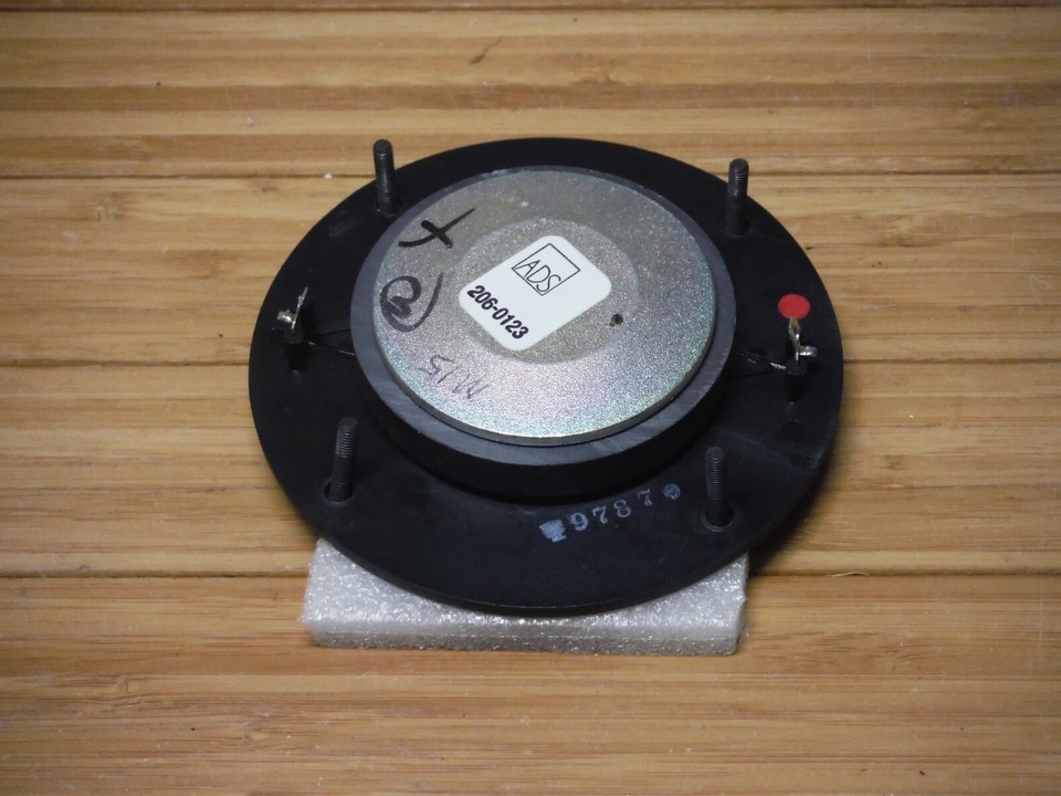 A/D/S ADS M15 DOME TWEETER SPEAKER XCLNT TESTED DRIVER # 206-0123 M12 ...