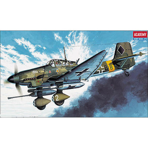 Academy JU87G-1 Stuka Tank Buster - Plastic Model Airplane Kit - 1/72 ...