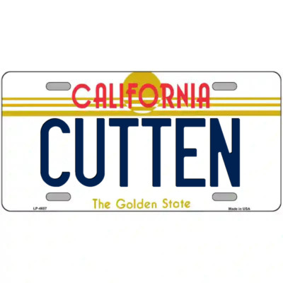 Cutten California Metal Sign | eBay