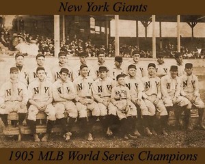 NY Giants - 1905 MLB WS Champs, 8x10 B&W Team Photo | eBay