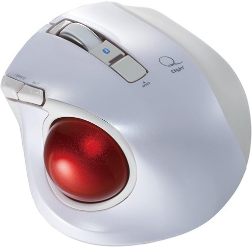 Nakabayashi Digio 2 Q Small Trackball Bluetooth Mouse 48378 Quiet 5 ...