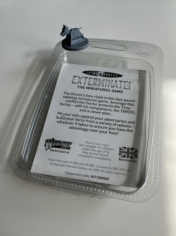 Doctor Who Exterminate! The Miniatures Game Warlord Games K9 and Kahler ...