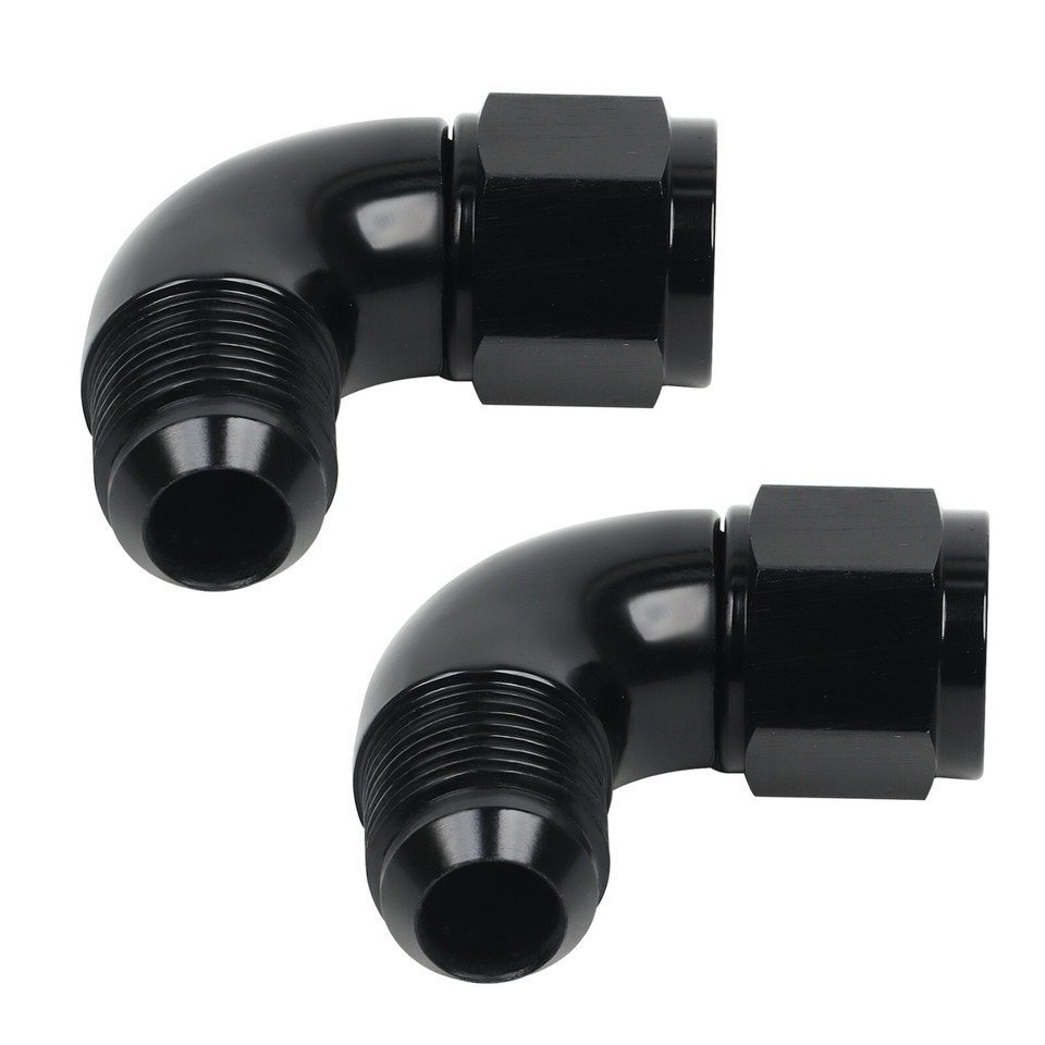 10AN Male to 10AN Female Swivel Adapter 90 Degree Full Flow Fitting ...