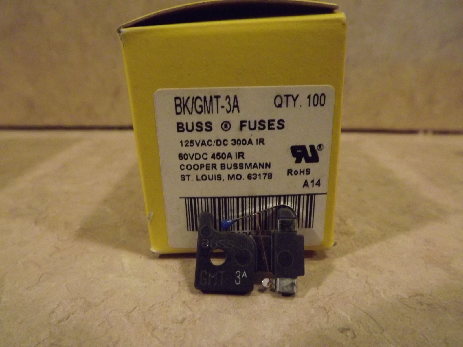 Cooper Bussmann GMT-3 GMT Fuse, 3 Amp, 50 pack | eBay