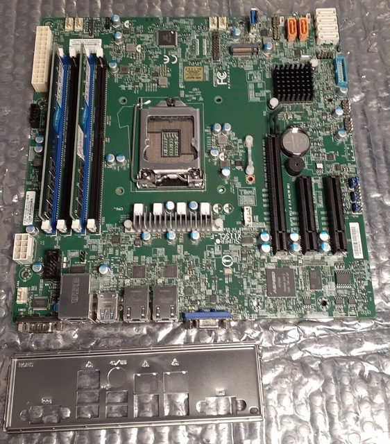 X11SCL-F Supermicro single-channel C242 chip LGA1151-pin server XEON ...