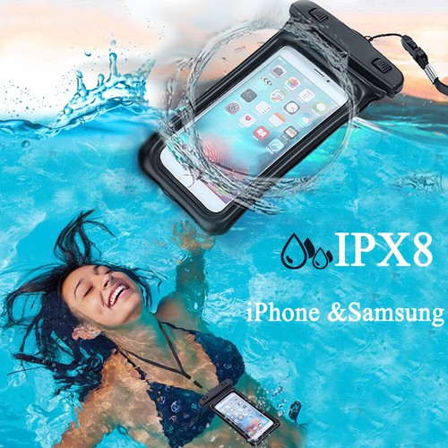 Universal Waterproof Cell Phone Pouch Floatable Underwater Case Dry Bag ...