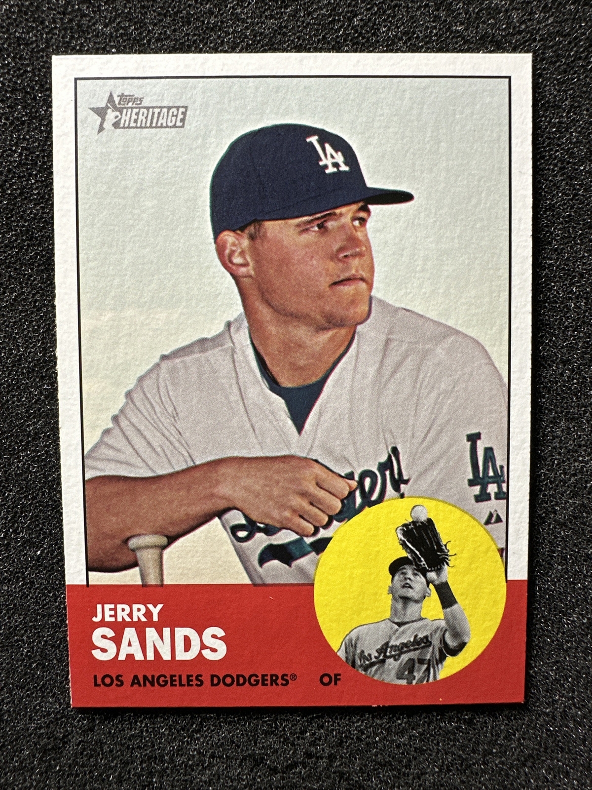 JERRY SANDS #310 2012 Topps Heritage Baseball QTY Los Angeles Dodgers ...